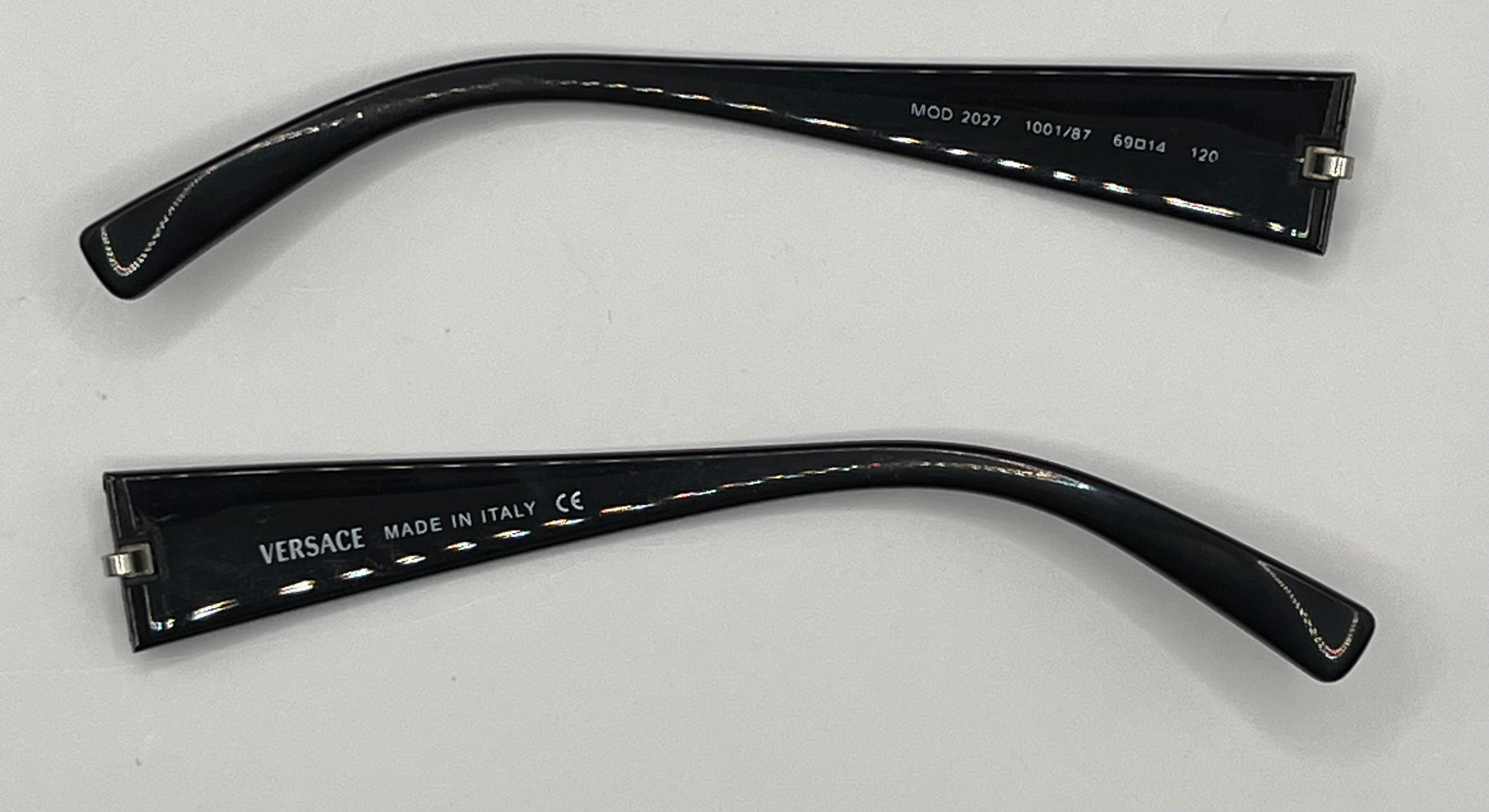 Versace 2027 Both Temples Black – EyewearPart